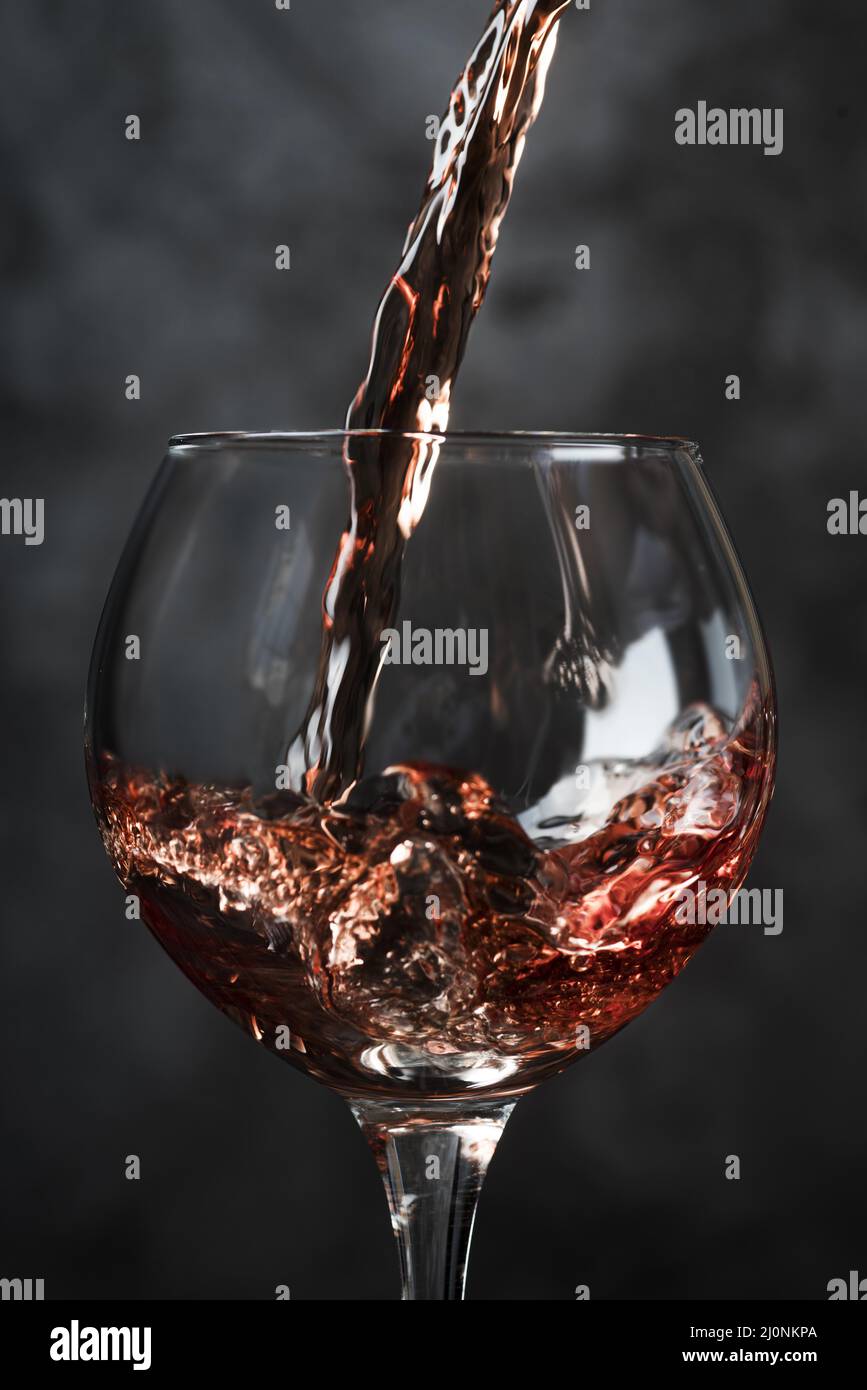 Pouring wine into glass. High quality and resolution beautiful photo ...