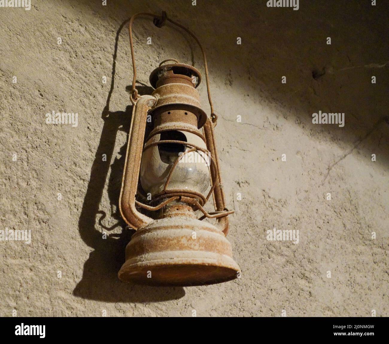 photo of old rusty lantern Stock Photo - Alamy