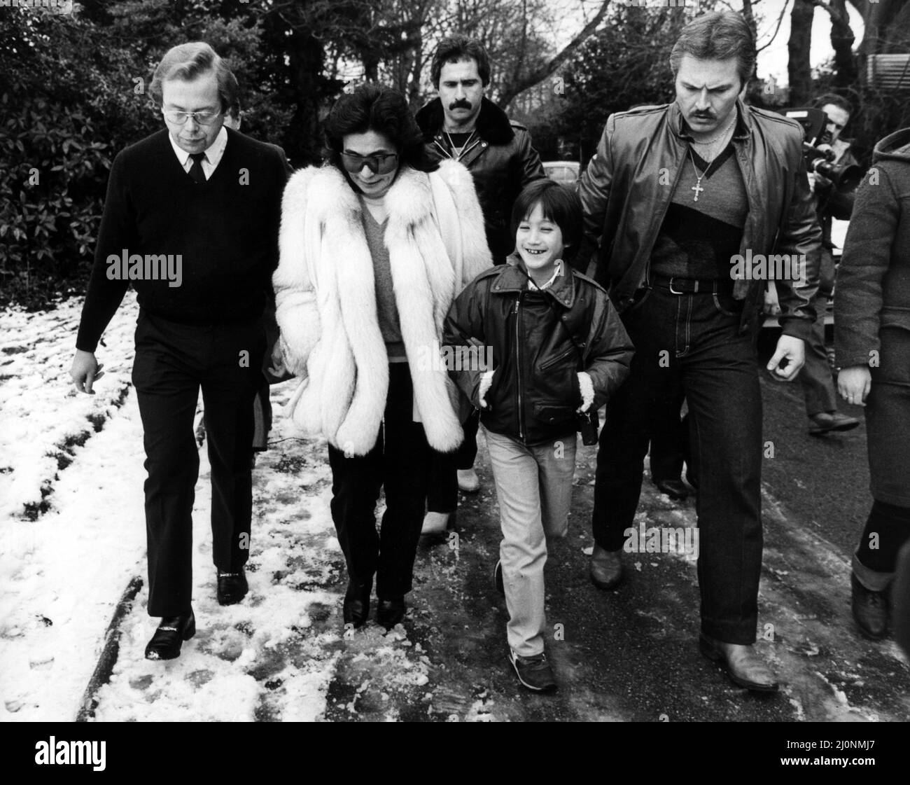 Yoko Ono and her son Sean Lennon visit Strawberry Field in Liverpool ...