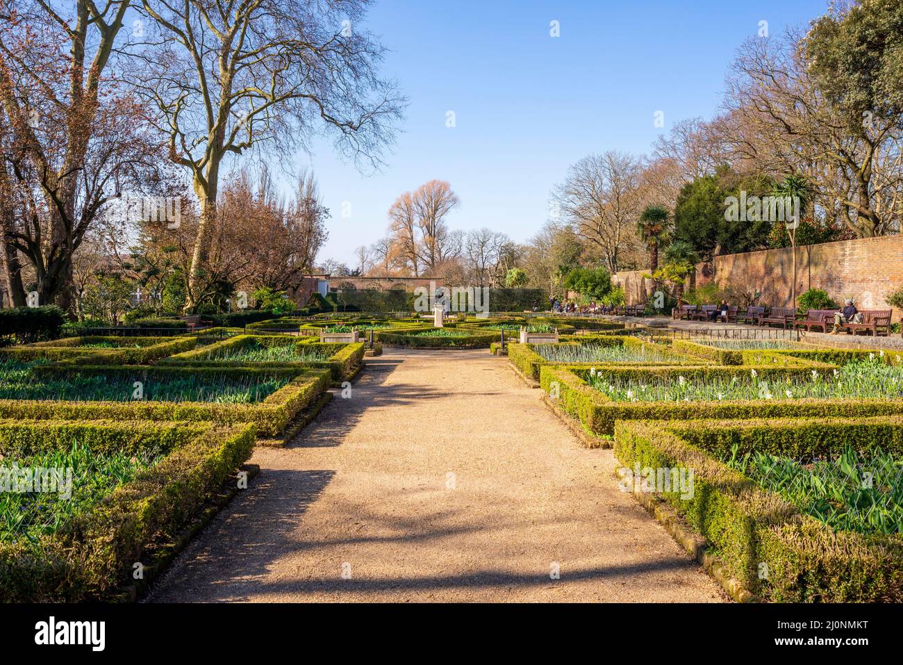 The Formal Gardens in the park of Holland Park, Kensington, London, UK ...