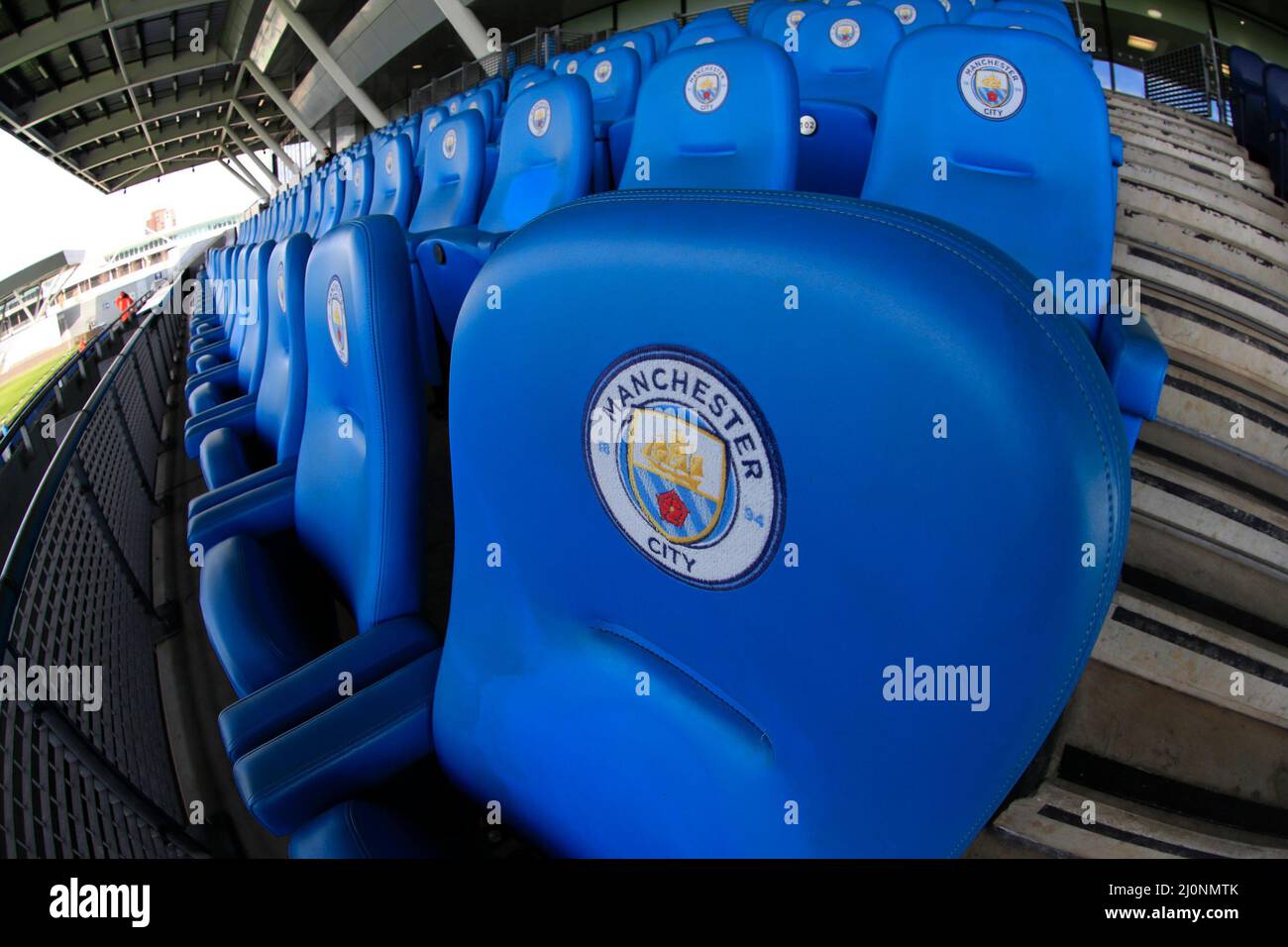 Executive seating at the Etihad academy stadium Stock Photo - Alamy