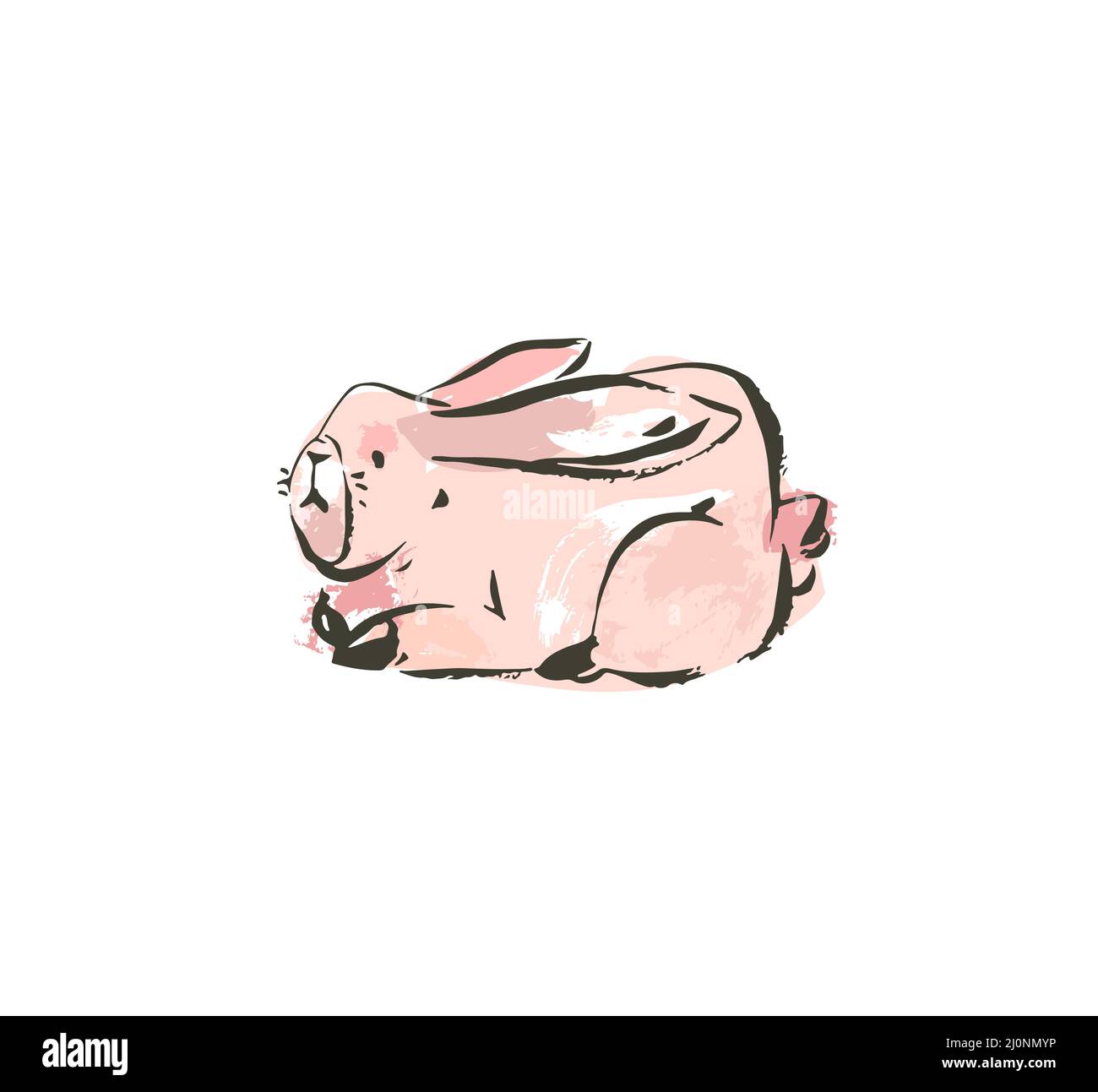 Hand drawn vector abstract ink sketch graphic drawing scandinavian ...