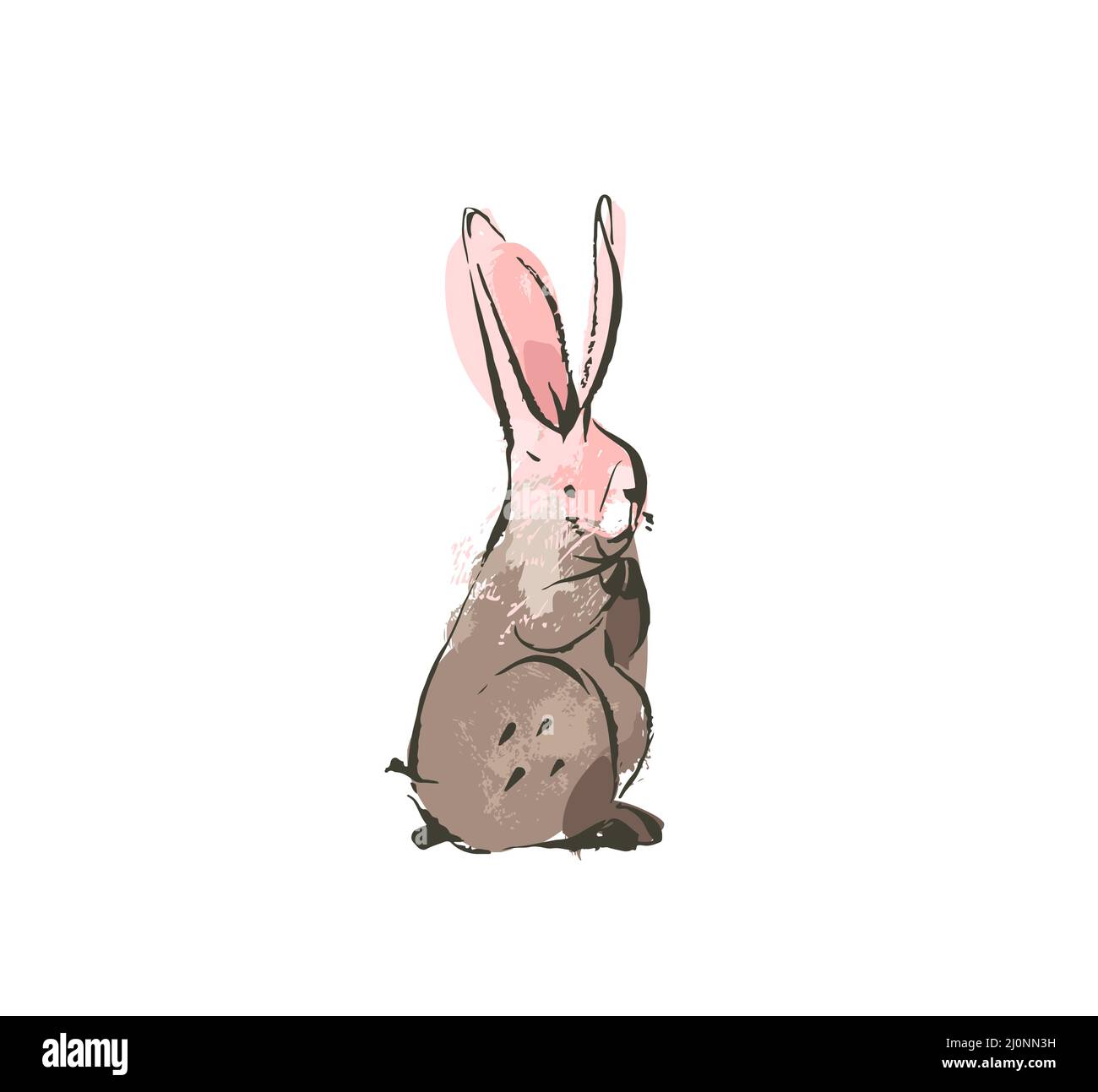 Hand drawn vector abstract ink sketch graphic drawing scandinavian ...