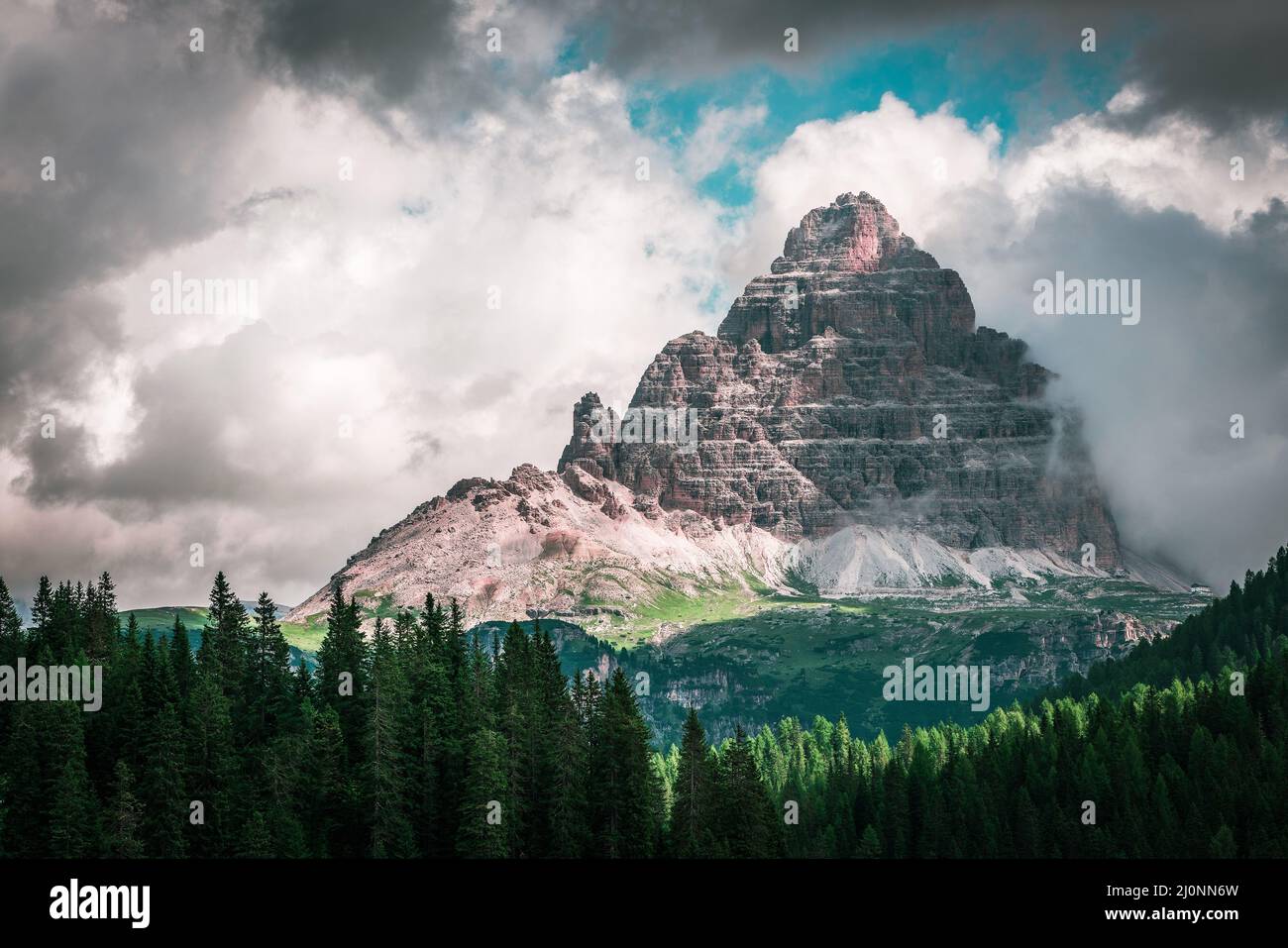 Aerial view three peaks hi-res stock photography and images - Alamy