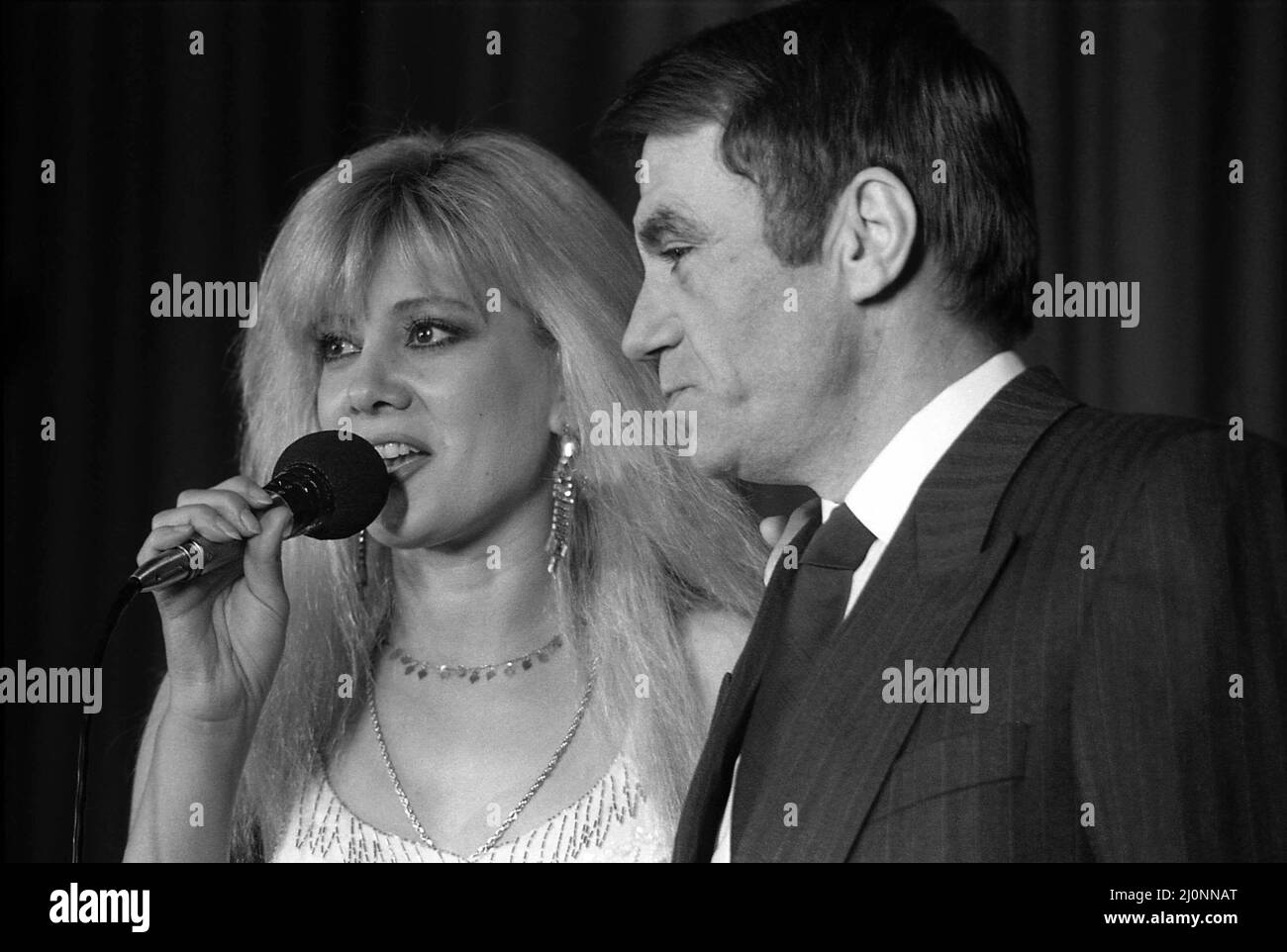 Romanian pop singers Zoe Cîmpeanu & Dan Spătaru in Los Angeles, CA, USA ...