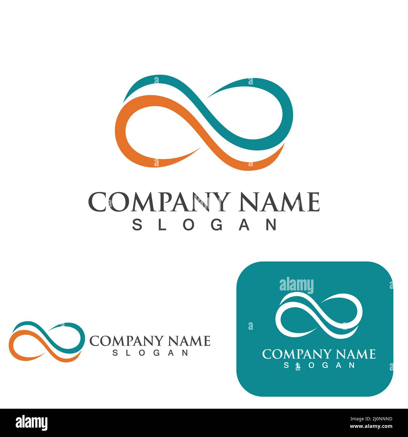 Infinity Design Vector icon illustration Logo template design Stock ...