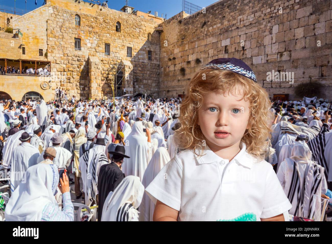 Llittle Jewish boy Stock Photo - Alamy