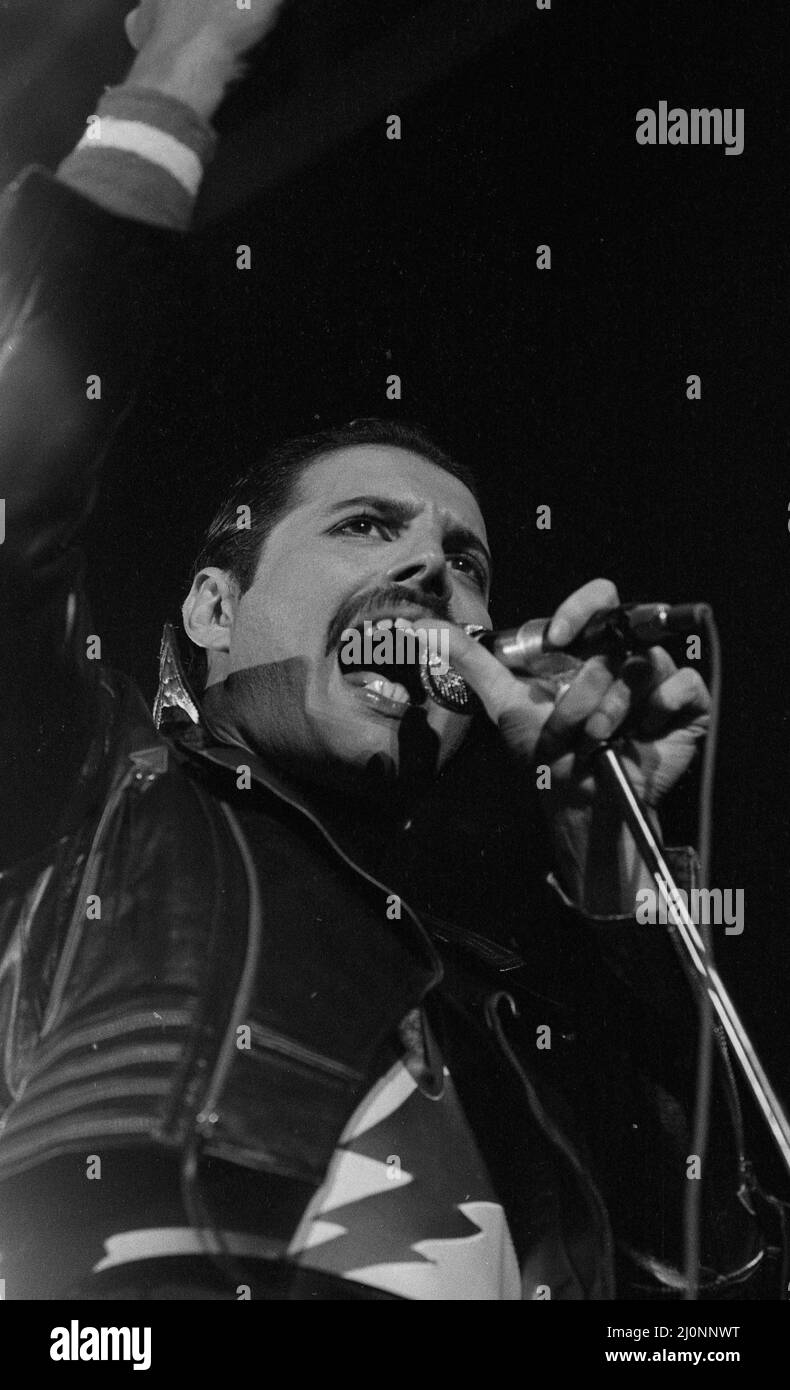 Rock group Queen in concert at the NEC Arena in Birmingham 31st August ...