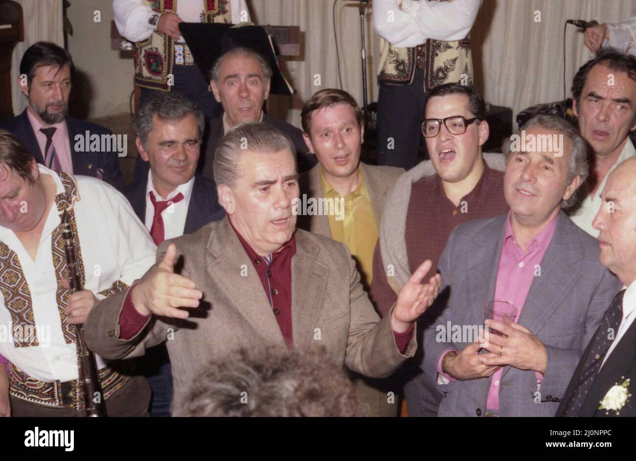 Los Angeles, CA, USA, approx. 1989. The Romanian choir director Marin ...