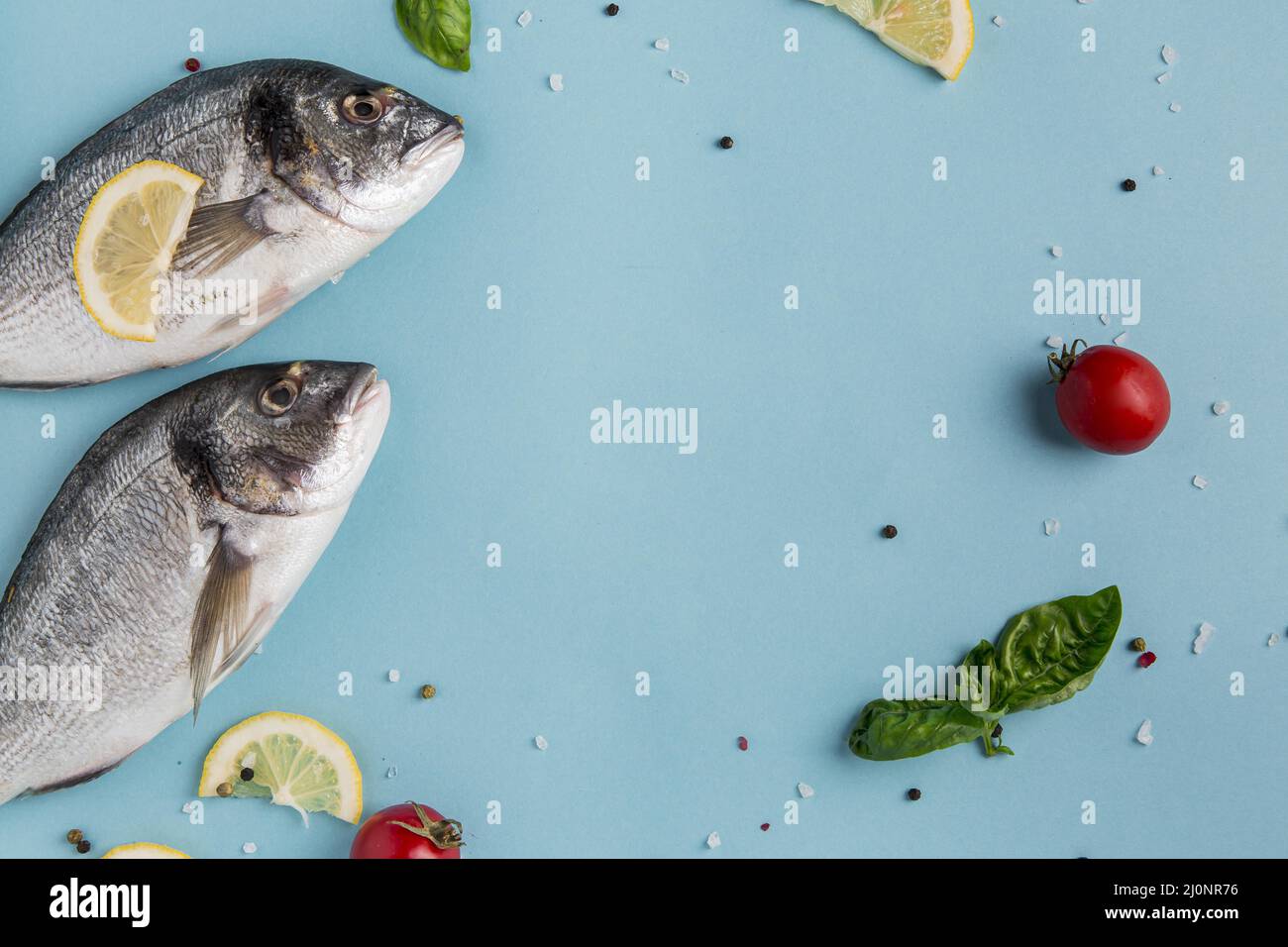 Fish and veggies hi-res stock photography and images - Alamy