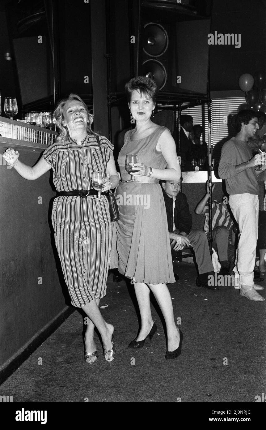 Various VIP's at the Embassy Club. September 1983 Stock Photo - Alamy