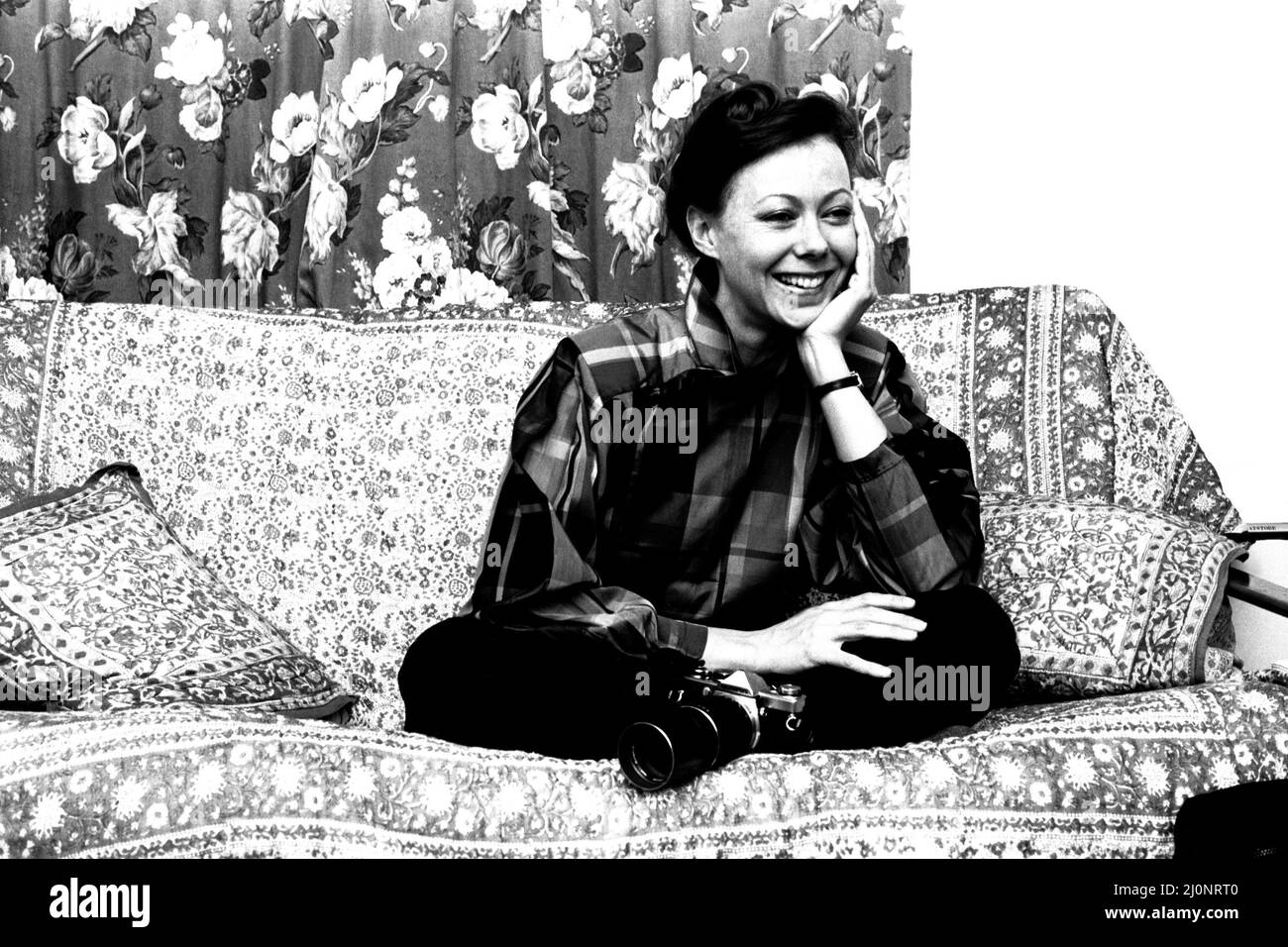 Actress Jenny Agutter during an interview about her forthcoming ...