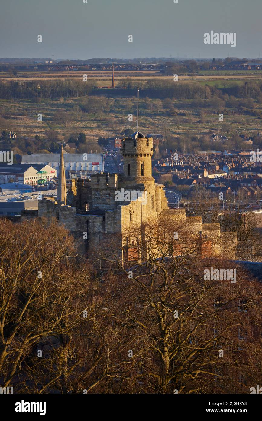 Lincoln Castle Observatory Tower with The International Bomber Command ...