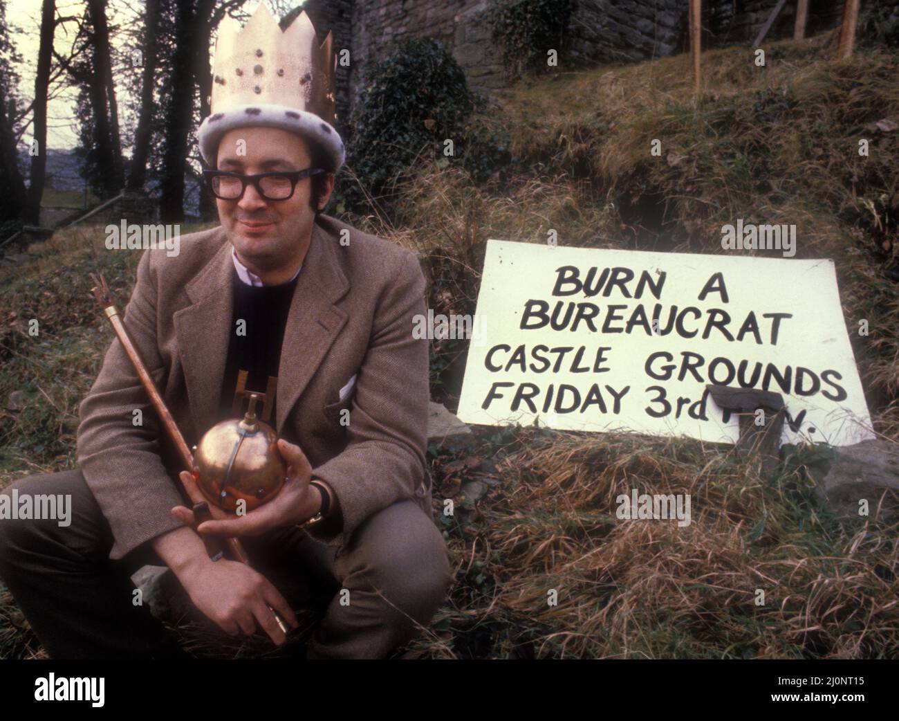Richard Booth 'The King of Hay' book seller Stock Photo - Alamy