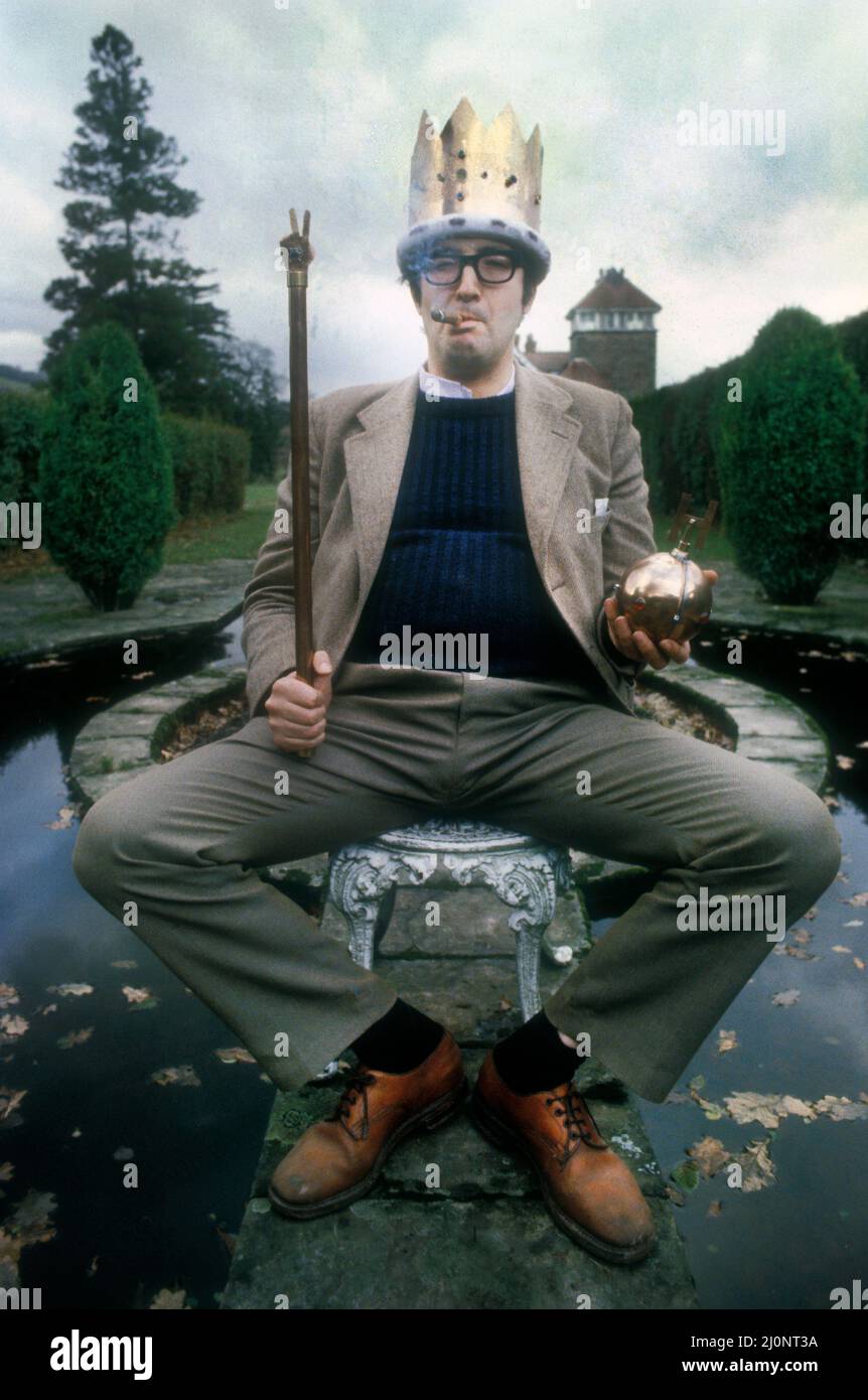 Richard Booth 'The King of Hay' book seller Stock Photo - Alamy