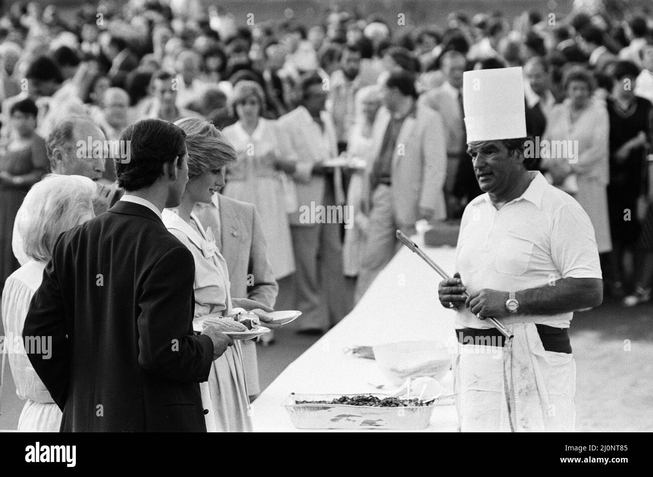 Diana, Princess of Wales and Prince Charles, Prince of Wales at a ...
