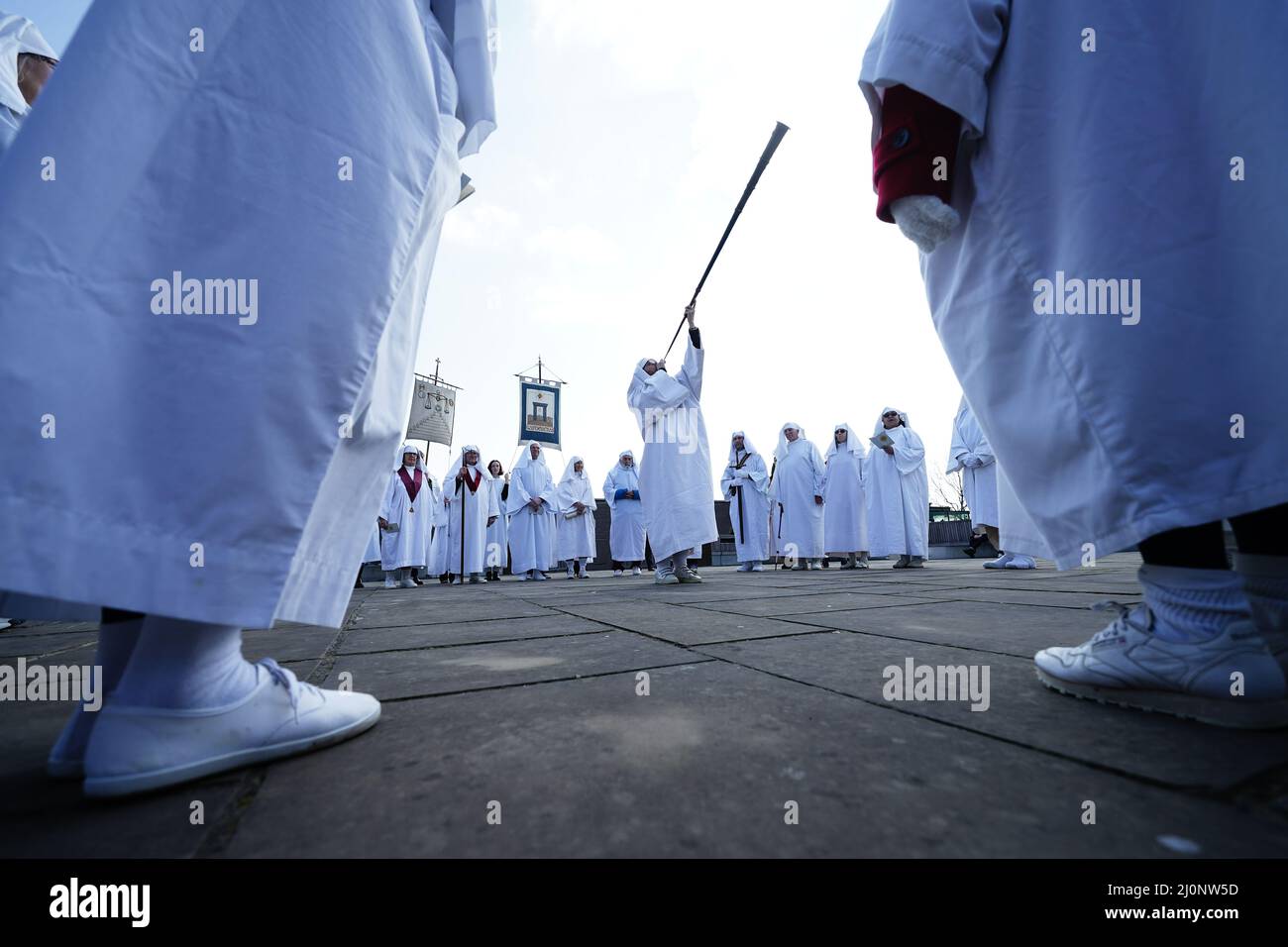 The Druid Order Spring Equinox ceremony held at Tower Hill Terrace in ...