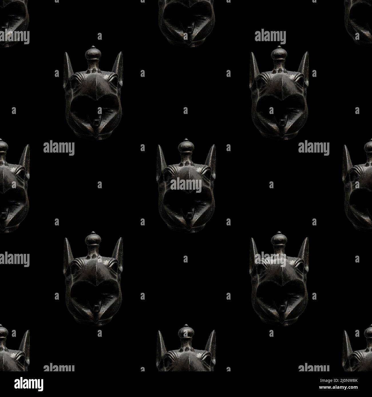 Monster Head Greek Ancient Sculpture Motif Pattern Stock Photo - Alamy