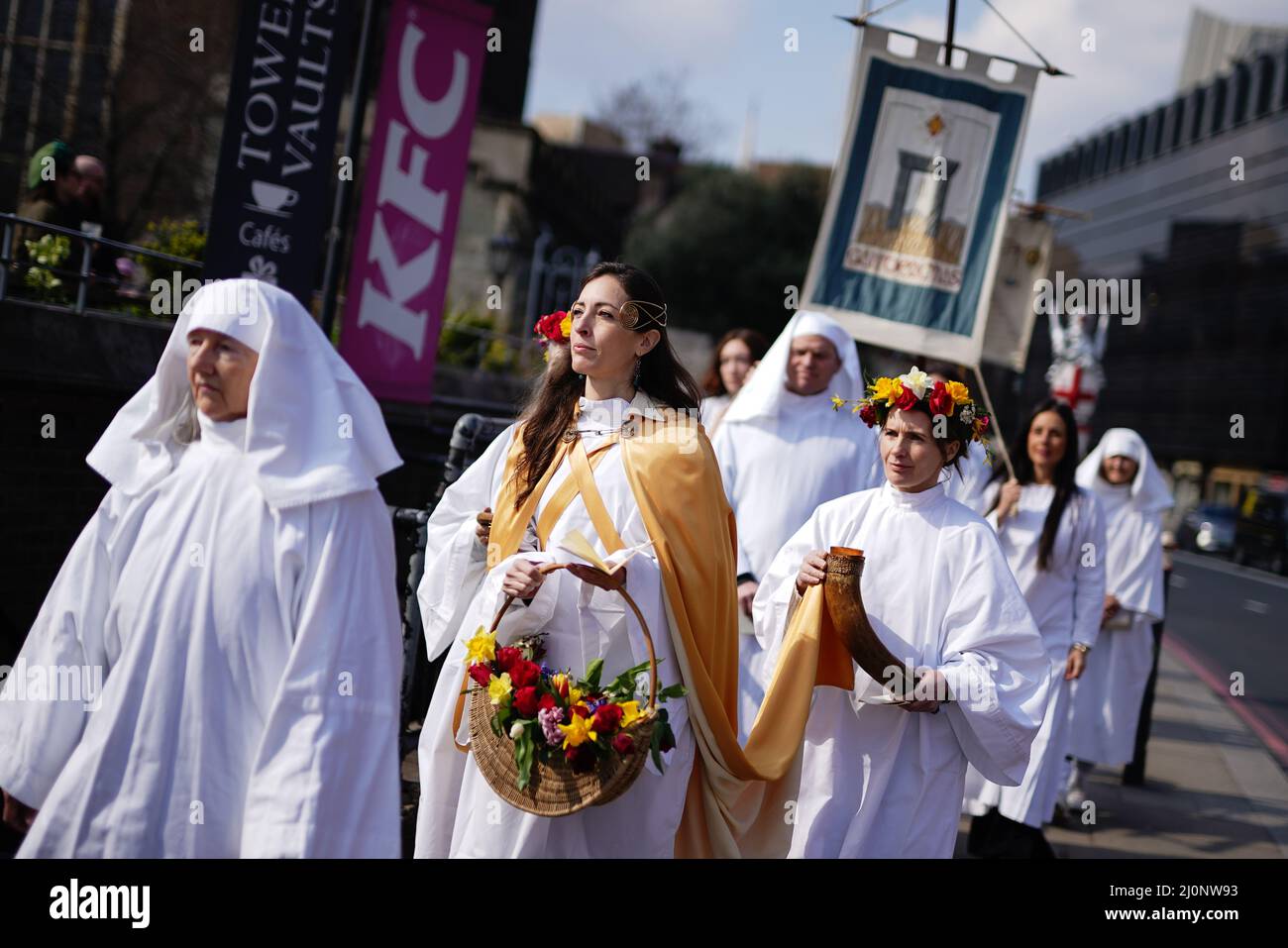 The Druid Order Spring Equinox ceremony held at Tower Hill Terrace in ...