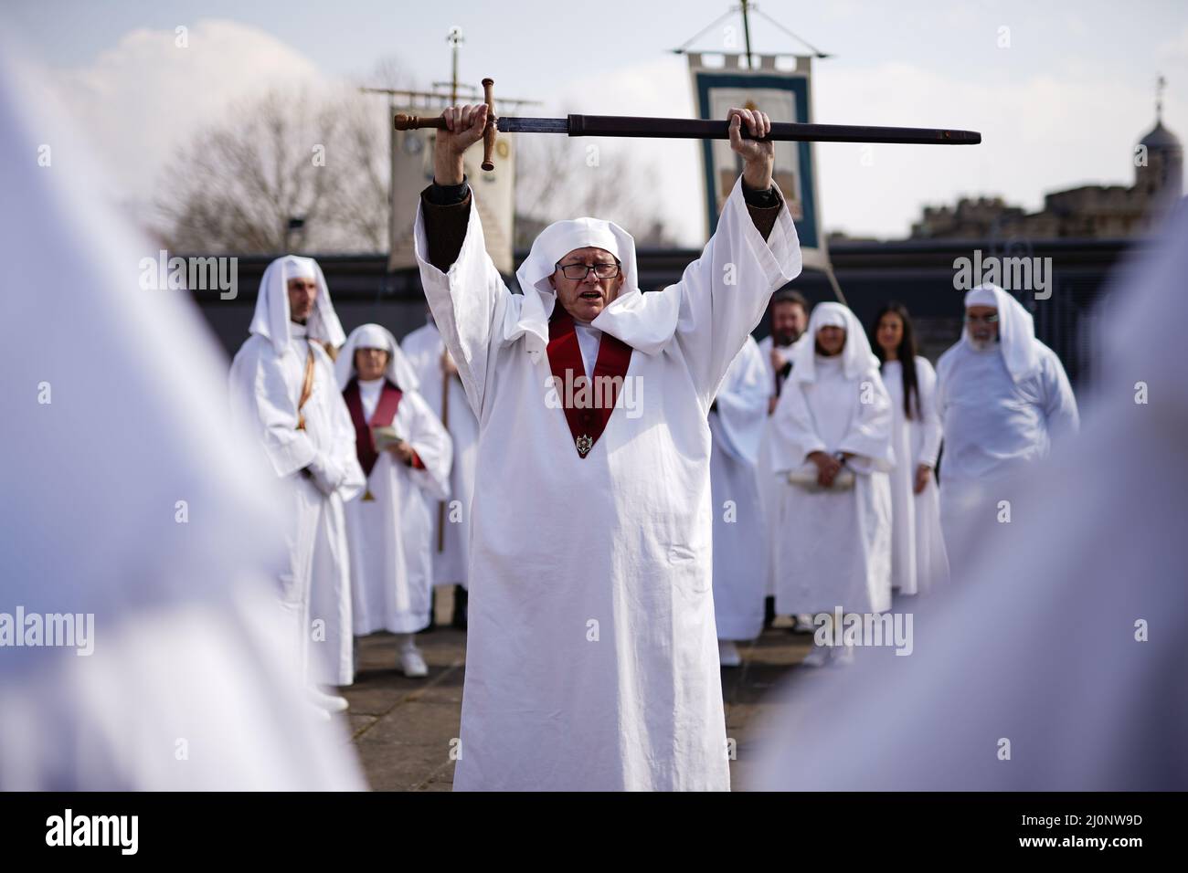 The Druid Order Spring Equinox ceremony held at Tower Hill Terrace in ...