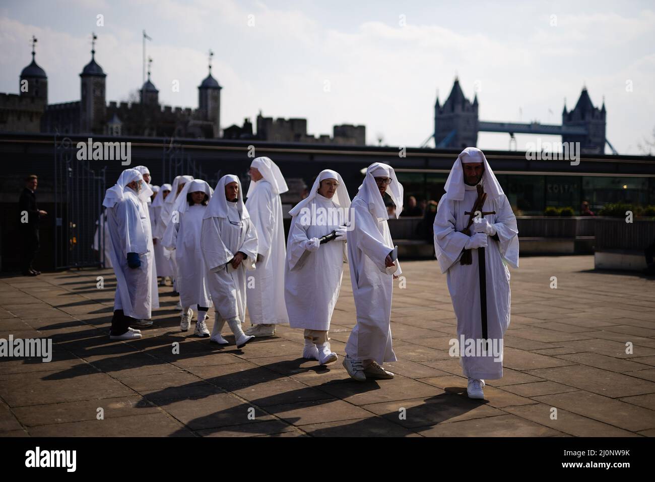 The Druid Order Spring Equinox ceremony held at Tower Hill Terrace in ...