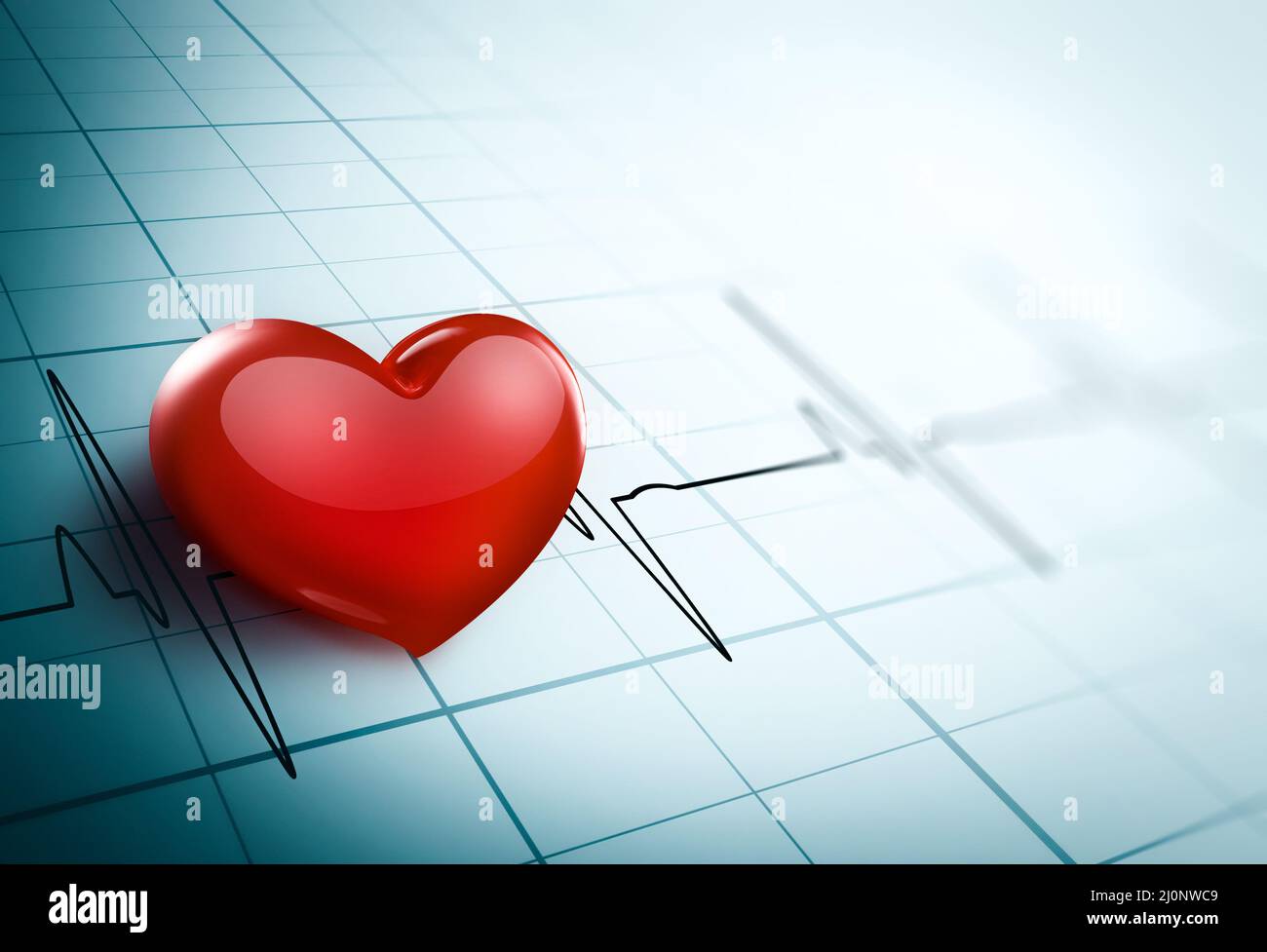 Heart icon cardiogram heart medical hi-res stock photography and images ...