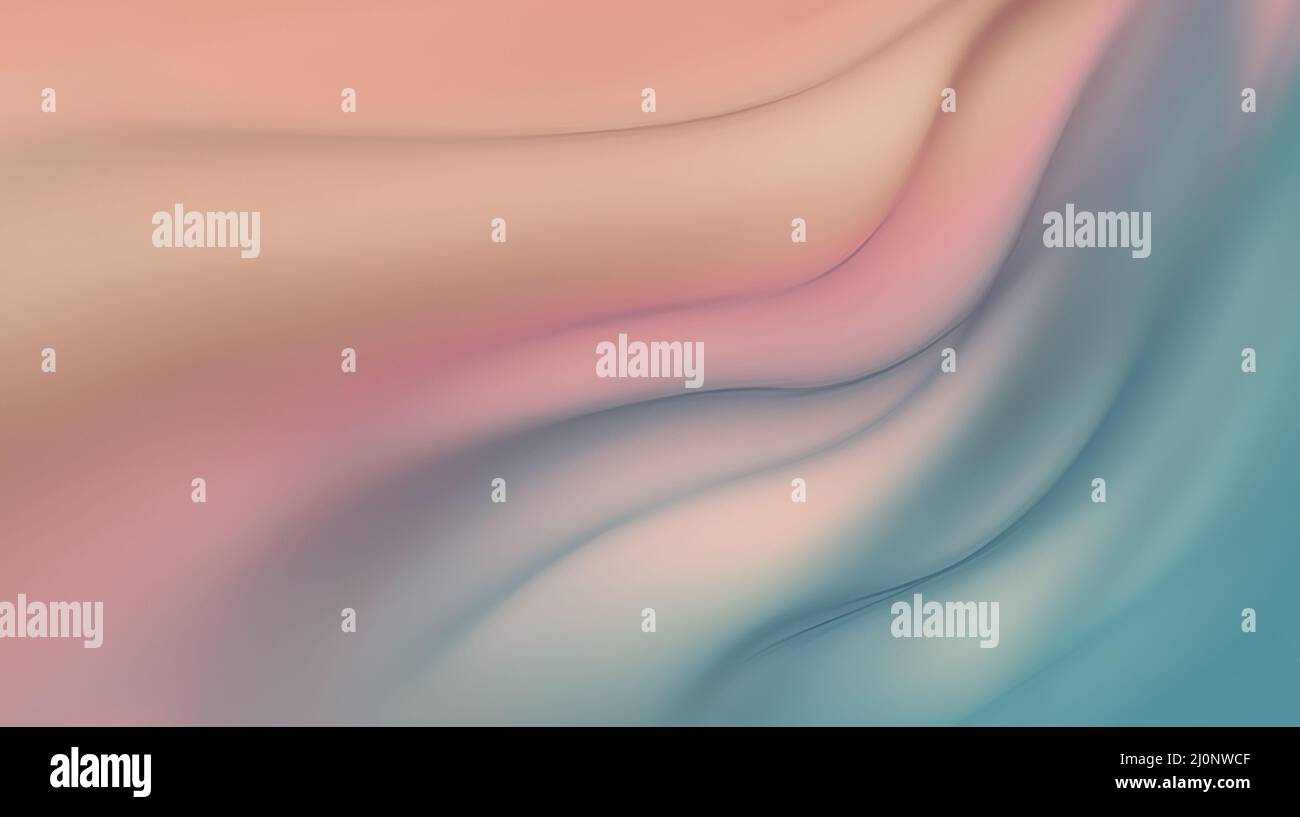 Abstract pastel wavy frame background hi-res stock photography and ...