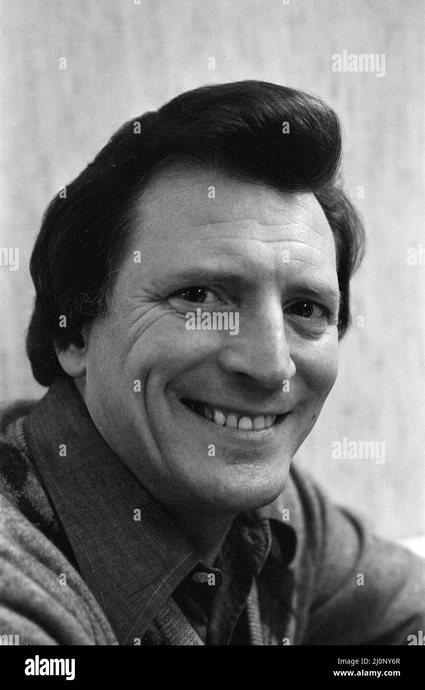 Actor Johnny Briggs. 4th February 1983 Stock Photo - Alamy