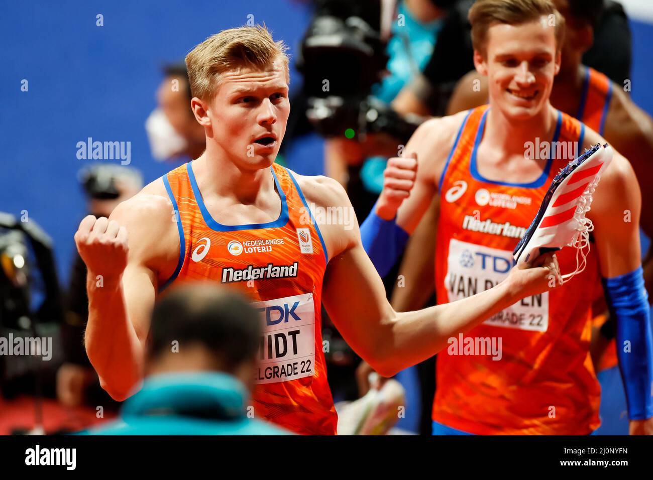 BELGRADE, SERBIA - MARCH 20: Nick Smidt of the Netherlands after ...