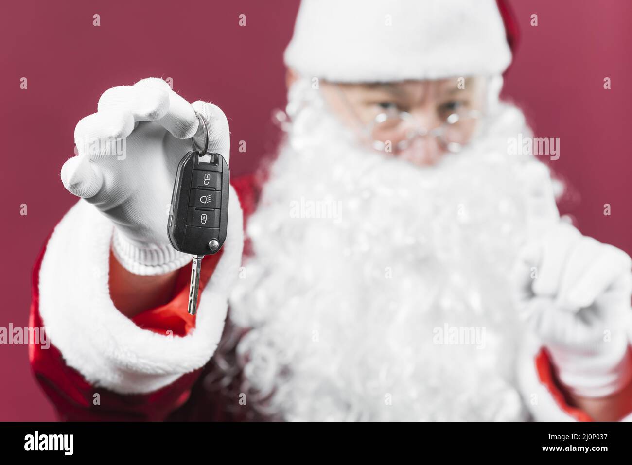 Santa claus holding key christmas hi-res stock photography and images ...
