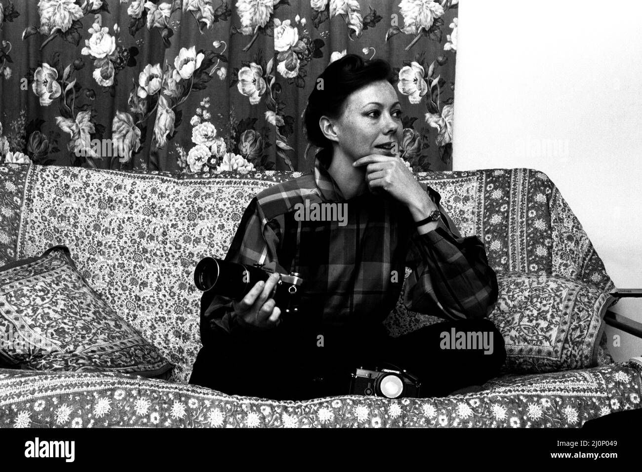 Actress Jenny Agutter during an interview about her forthcoming ...