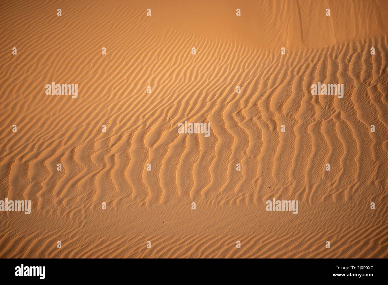 Huge yellowish/orange sand dunes on the track to Chinguetti, Mauritania ...