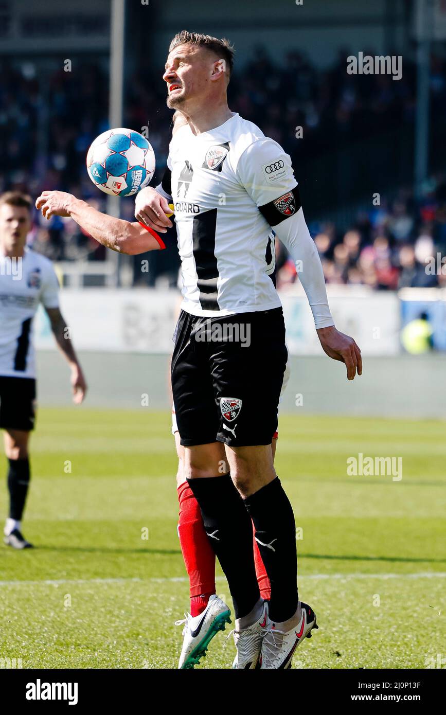 Kiel, Germany. 20th Mar, 2022. Soccer: 2nd Bundesliga, Holstein Kiel ...