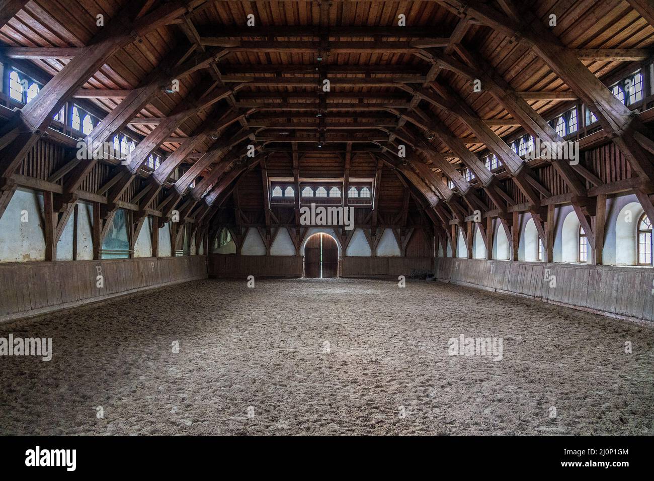 Old horse stall in Poland Stock Photo - Alamy