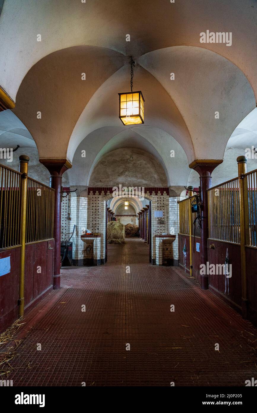 Old horse stall in Poland Stock Photo - Alamy