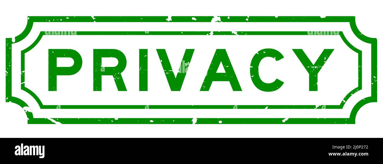 Grunge green privacy word square rubber seal stamp on white background Stock Vector Image & Art ...