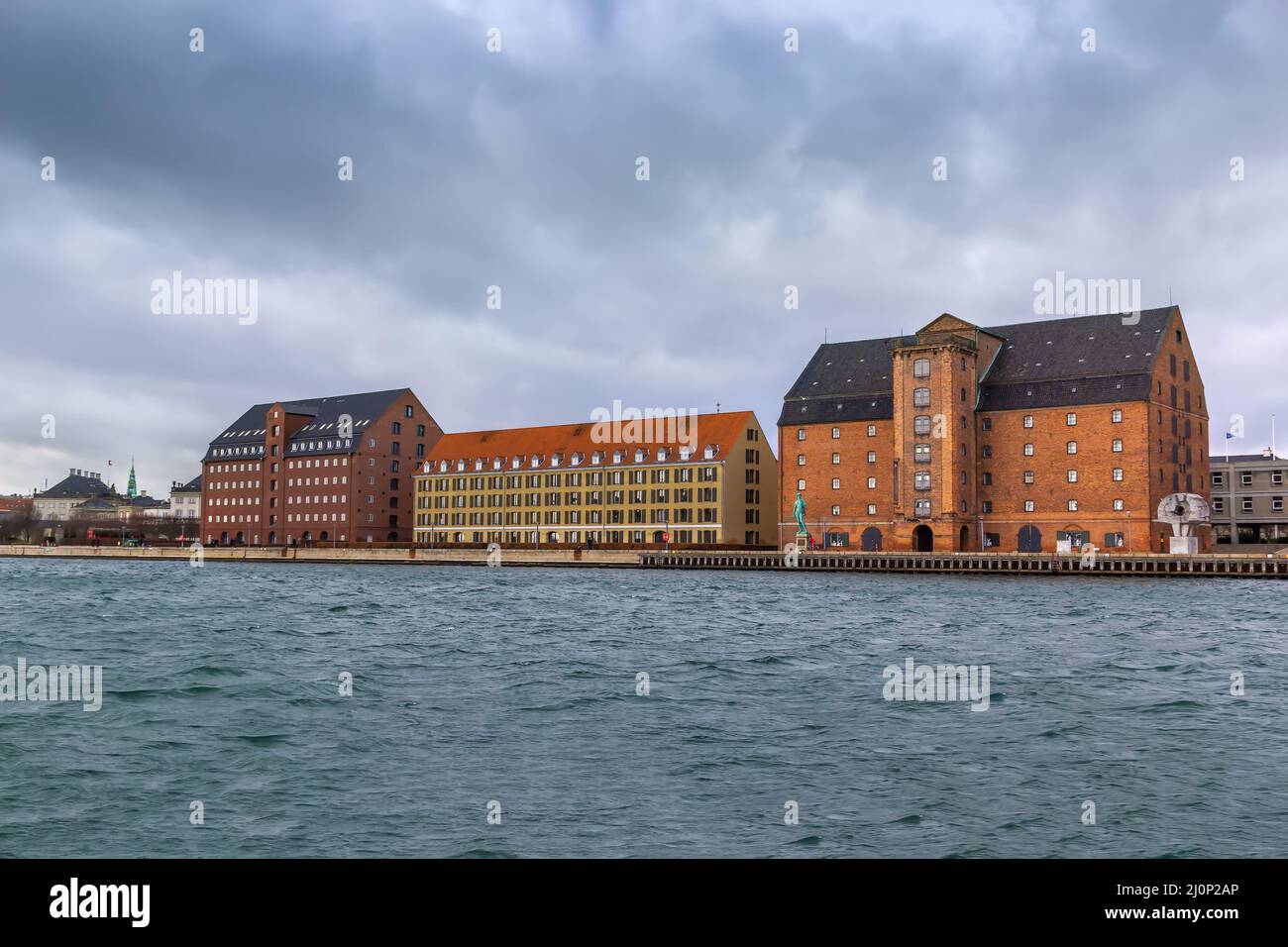 Waterfront of channel, Copenhagen, Denmark Stock Photo - Alamy