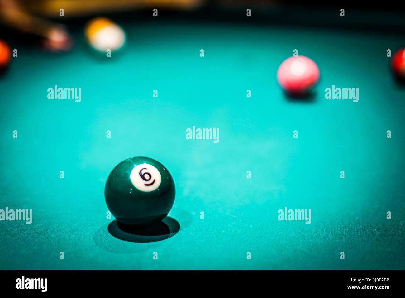 Billiards of image Stock Photo - Alamy