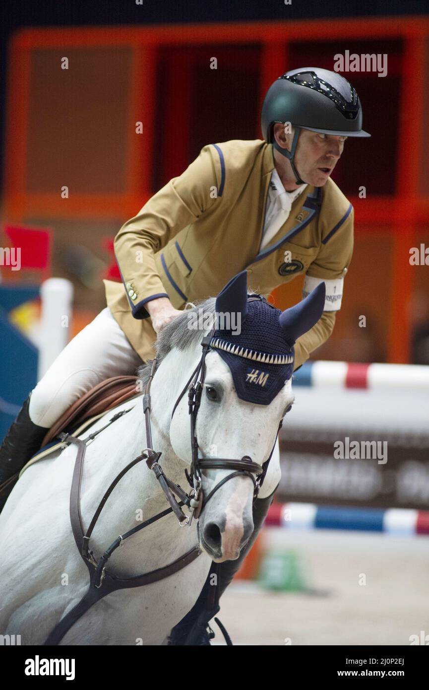 Peder FREDRICSON (SWE) riding H&M CRUSADER ICE during the Prix GL ...