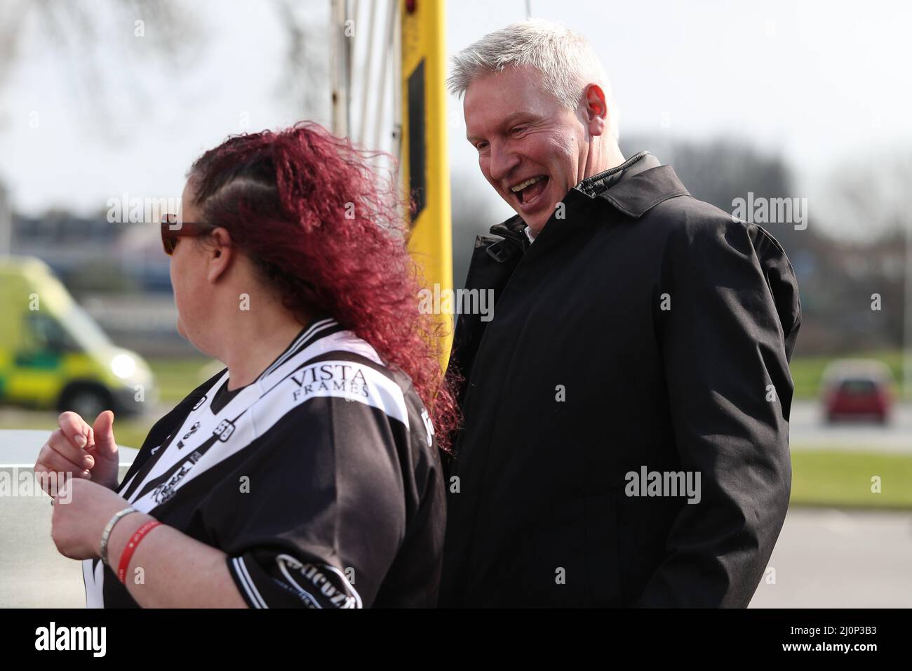 Adam Pearson Chairman of Hull FC laughs with supporters as he arrives ... Adam Pearson Chairman of Hull FC laughs with supporters as he arrives ...
