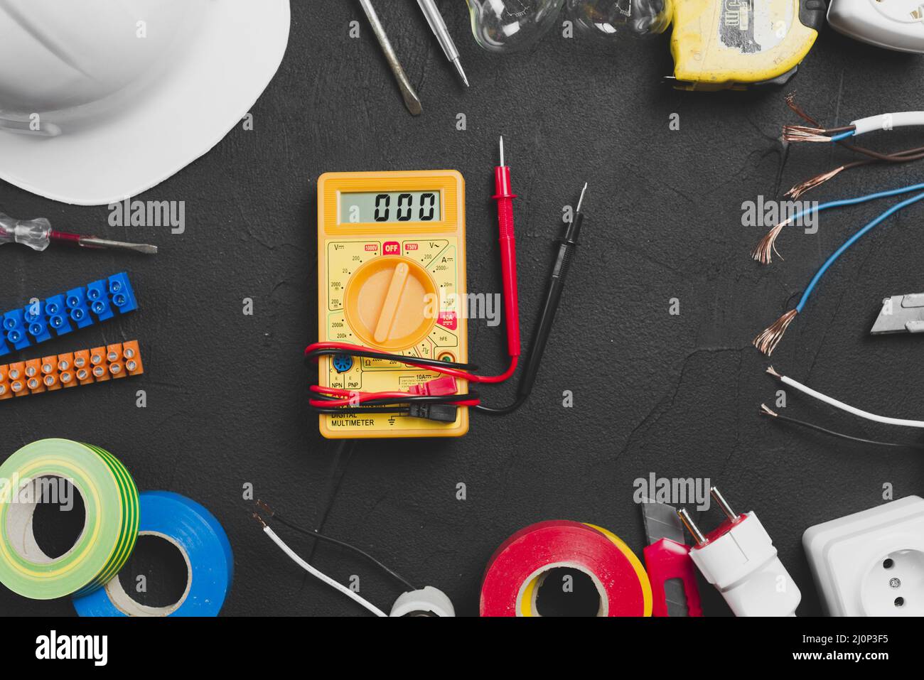 Multimeter placed tools . High quality and resolution beautiful photo ...