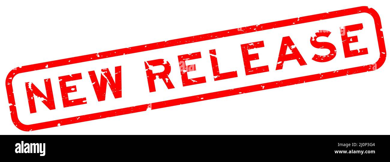 Grunge red new release word rubber seal stamp on white background Stock Vector Image & Art - Alamy