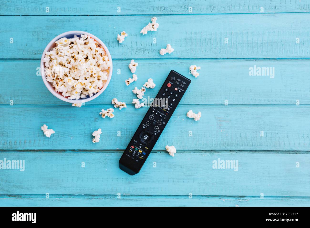 Tv remote control popcorn. High quality and resolution beautiful photo ...