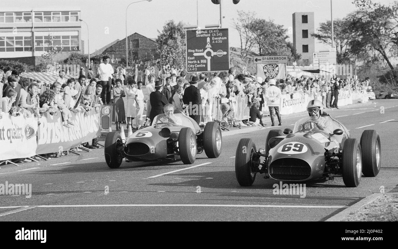 Motor racing event held in central Birmingham. 14th October 1984 Stock ...