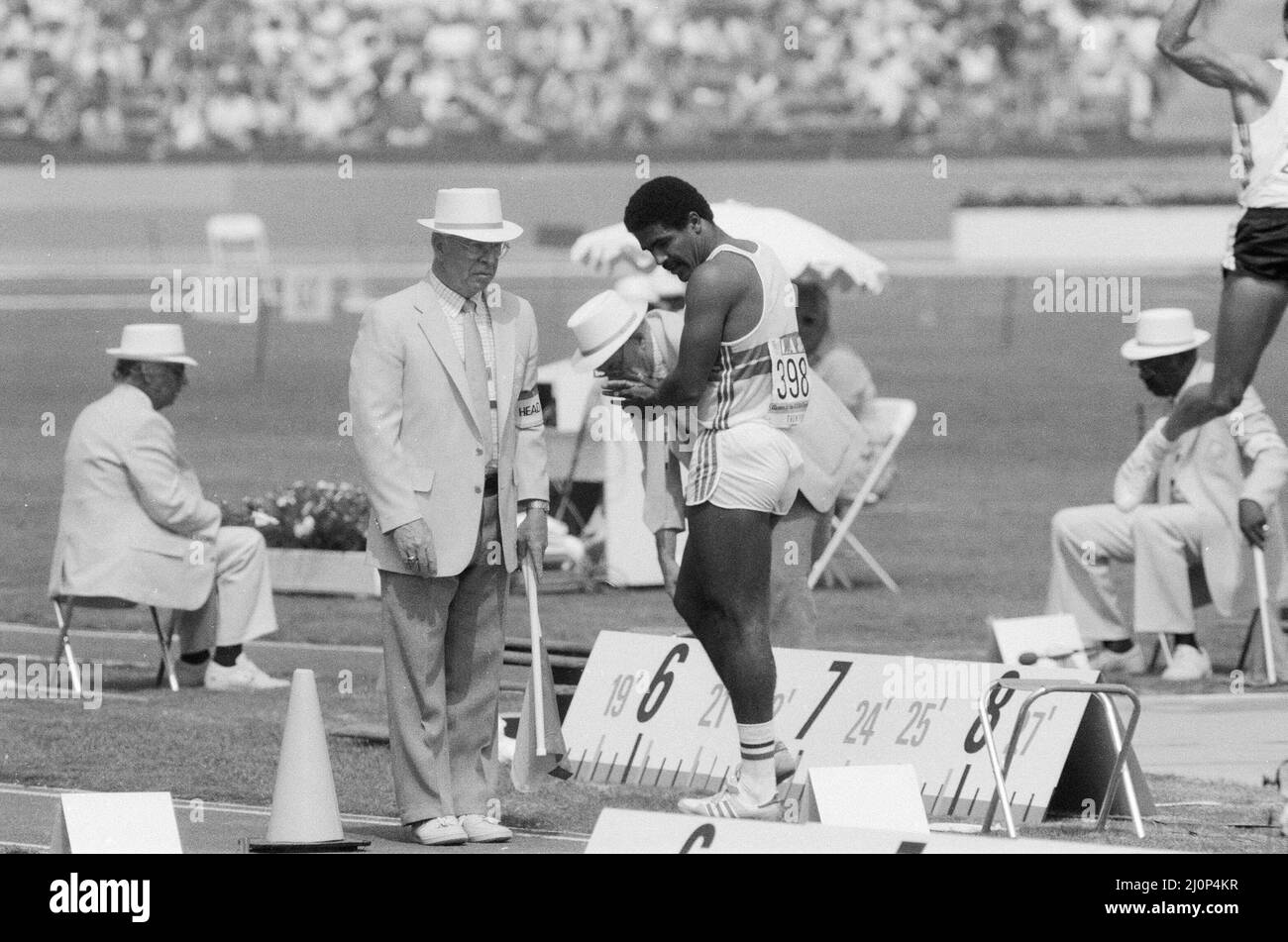 1984 Olympic Games in Los Angeles, USA.Great Britain's Daley Thompson ...