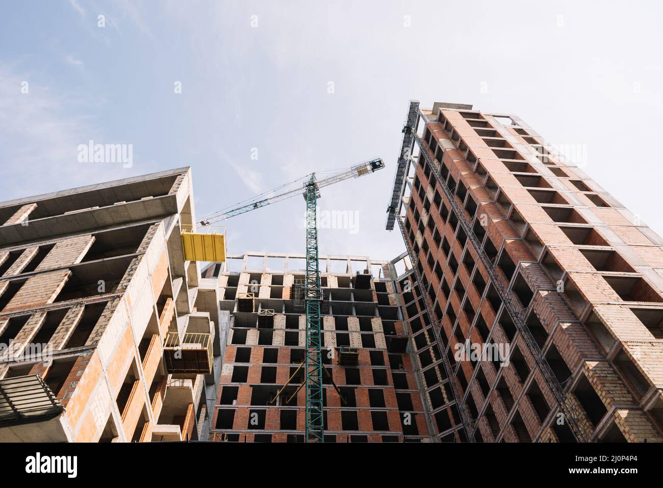 Residential house process building . High quality and resolution ...