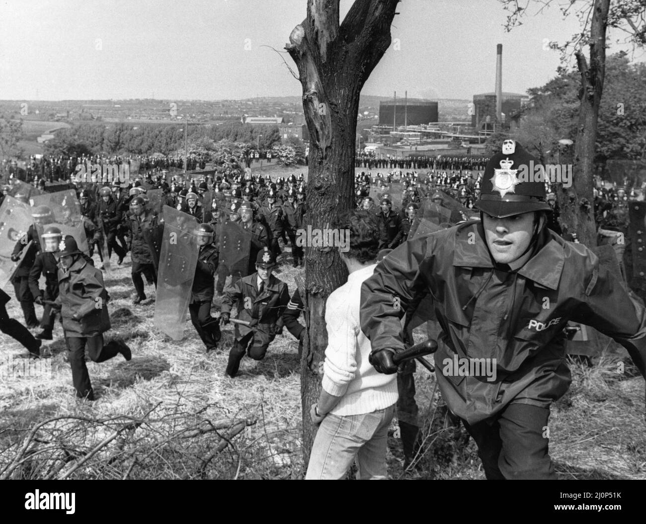 Orgreave 1984 Black and White Stock Photos & Images - Alamy