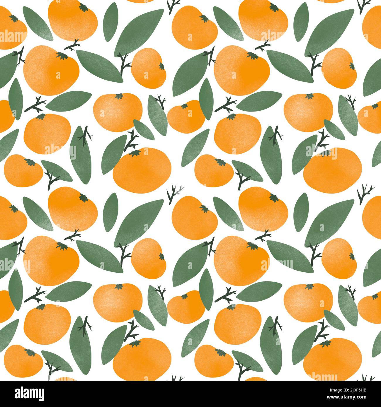 Summer fruit seamless oranges pattern for fabrics and textiles and packaging and gifts and cards ...