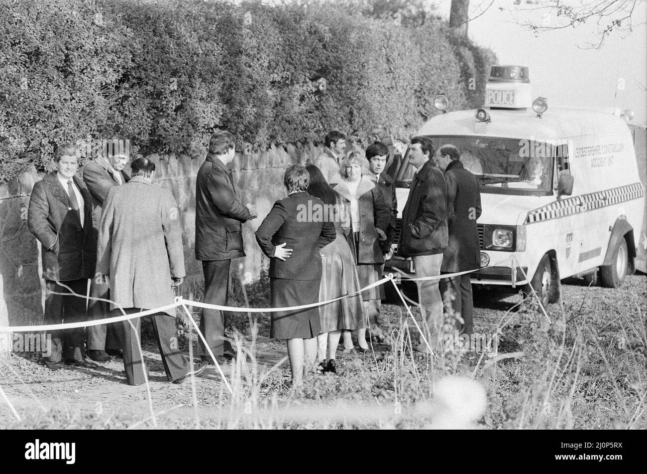 Crime Scene Police Investigation and Interviews at footpath area known ...