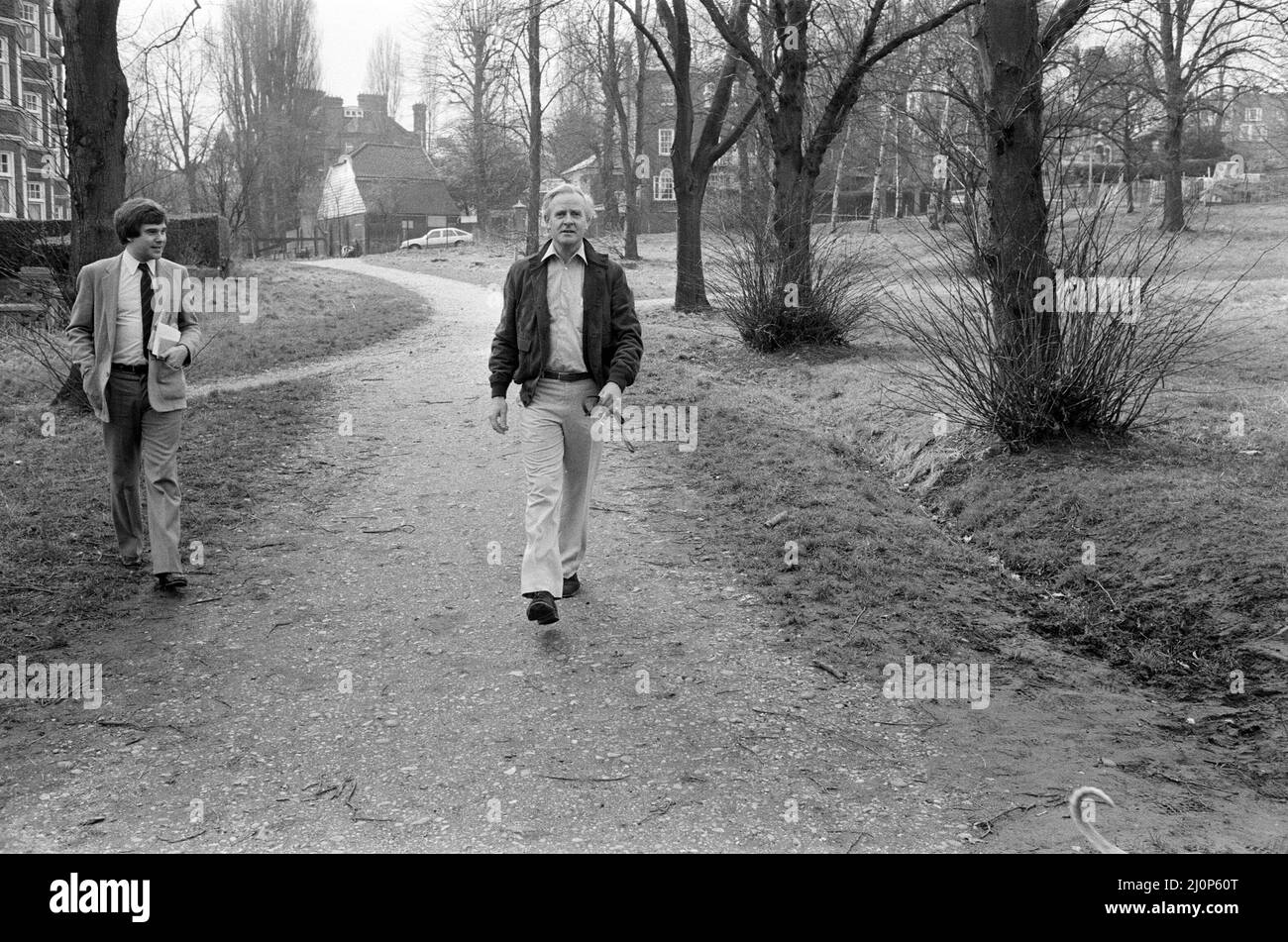 Writer David Cornwall (John Le Carre) at his home Hampstead, north ...